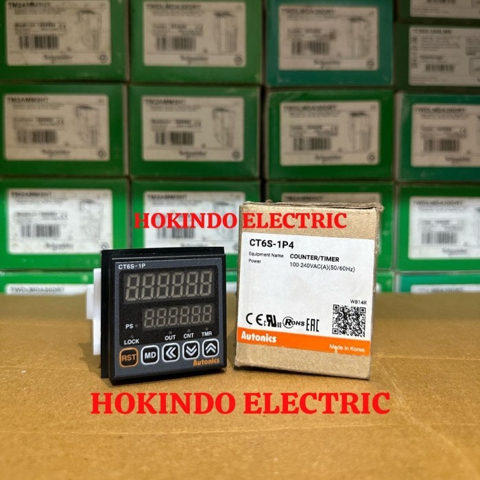 Jual AUTONICS CT6S-1P4 COUNTER / TIMER DIGITAL AUTONICS CT6S-1P4 100-240VAC | Shopee Indonesia