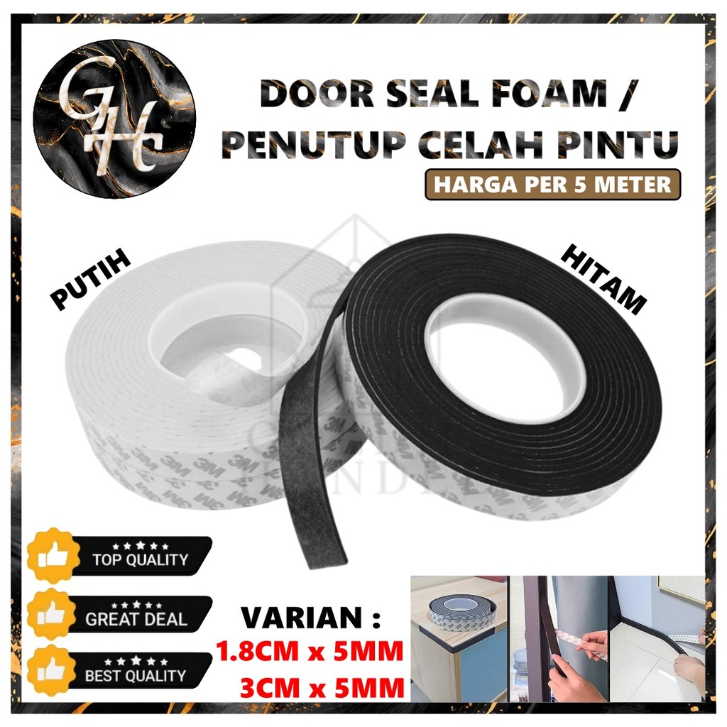 Jual Lis Penutup Celah Pintu Jendela Kabinet Peredam Suara Debu ...