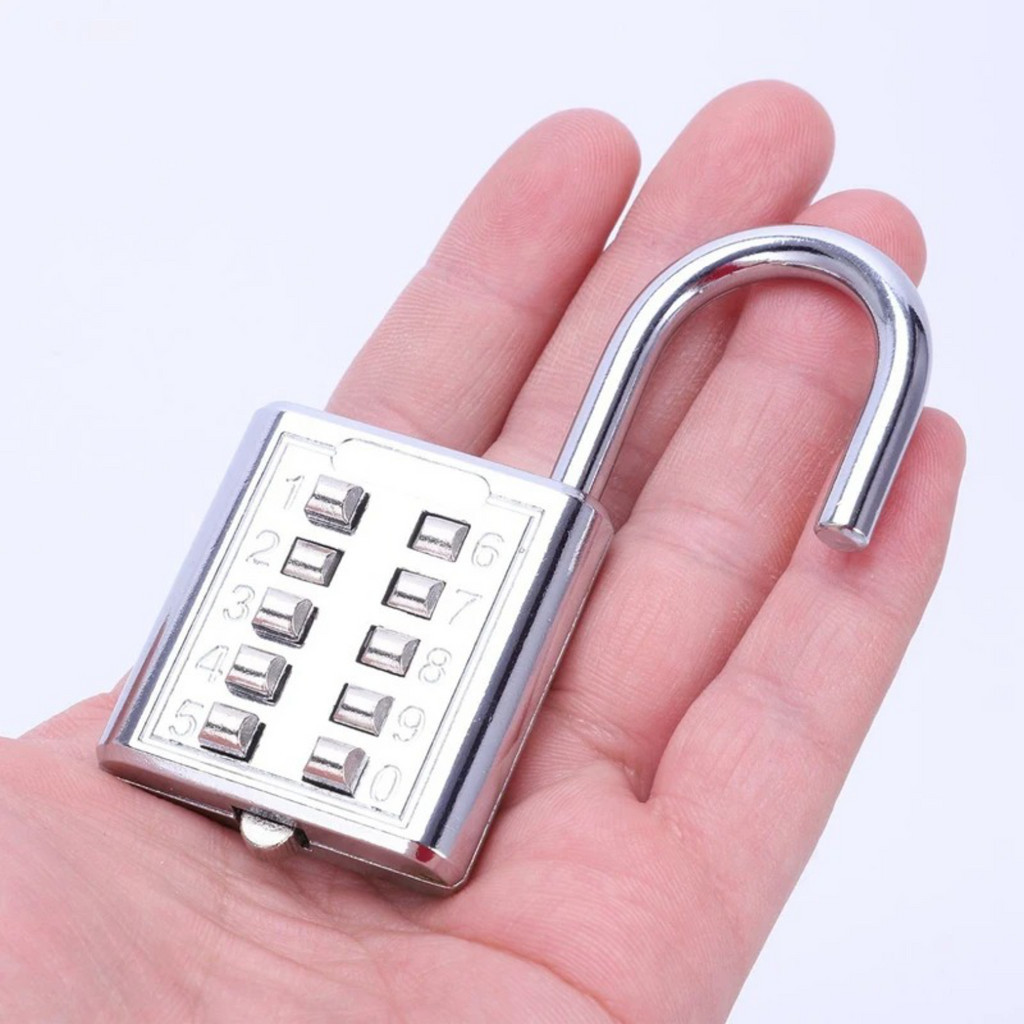 Jual Gembok Nomor 8-10 Digit / Gembok Koper Password Pin / Gembok Angka ...