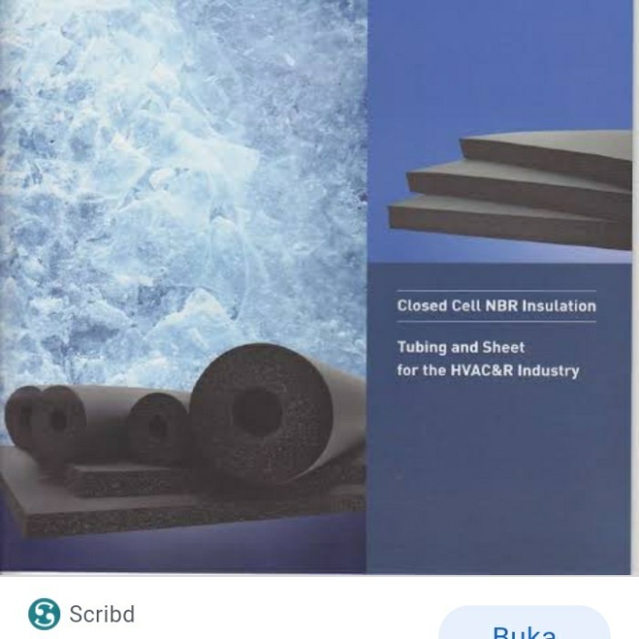 Jual Insulasi pipa Ac lembaran / sheet merk Superlon 3/4" ( 19 mm ...