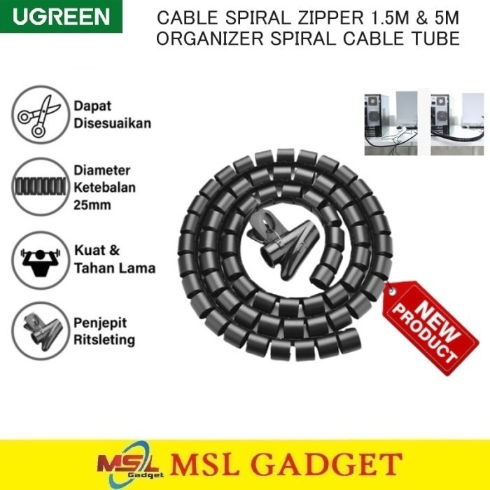 Jual UGREEN Kabel Spiral Wrapping Pelindung & Perapih Kabel Organizer ...