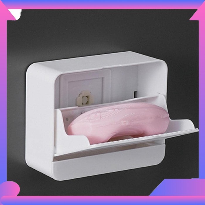 Jual Kotak Tempat Sabun Tempel Dinding Kamar Mandi Drain Box Soap ...