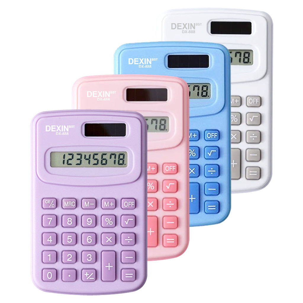 Jual Mini Pocket Calculator Kalkulator Dexin DX-888 Saku Kecil Warna ...