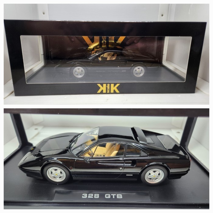 Jual Diecast Miniatur Mobil kk scale ferrari 328 gtb skala 18 kkscale ...