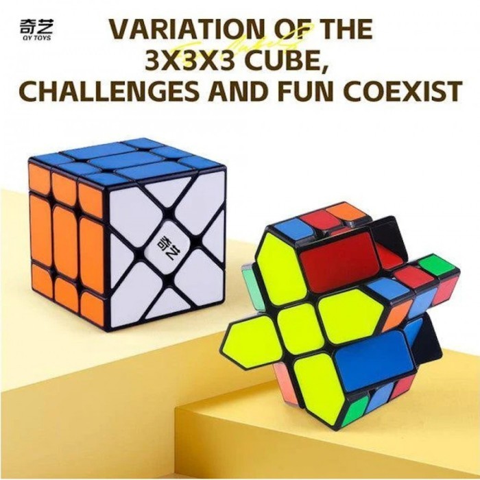 Jual Rubik Qiyi Fisher S cube Blackbase Original | Shopee Indonesia