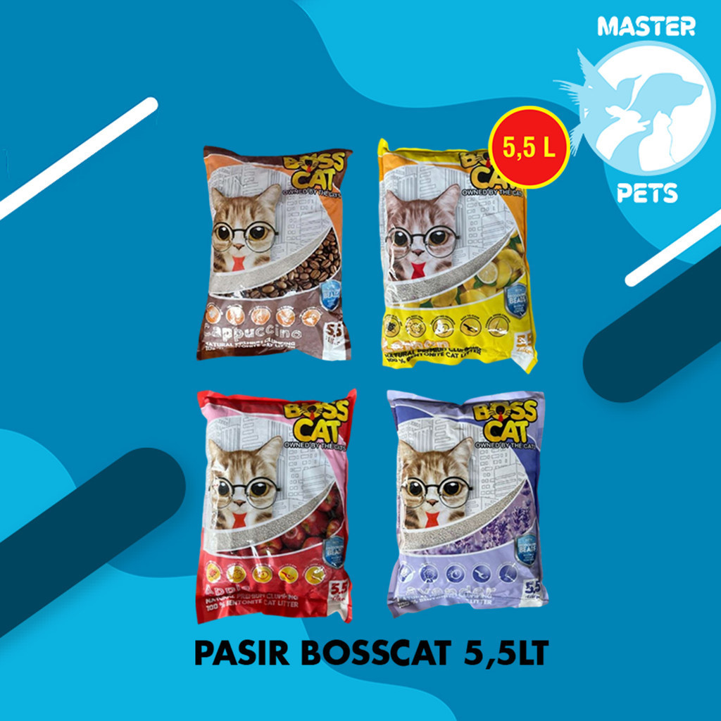 Jual Pasir Kucing Boss Cat Gumpal Wangi 5,5 Liter | Shopee Indonesia