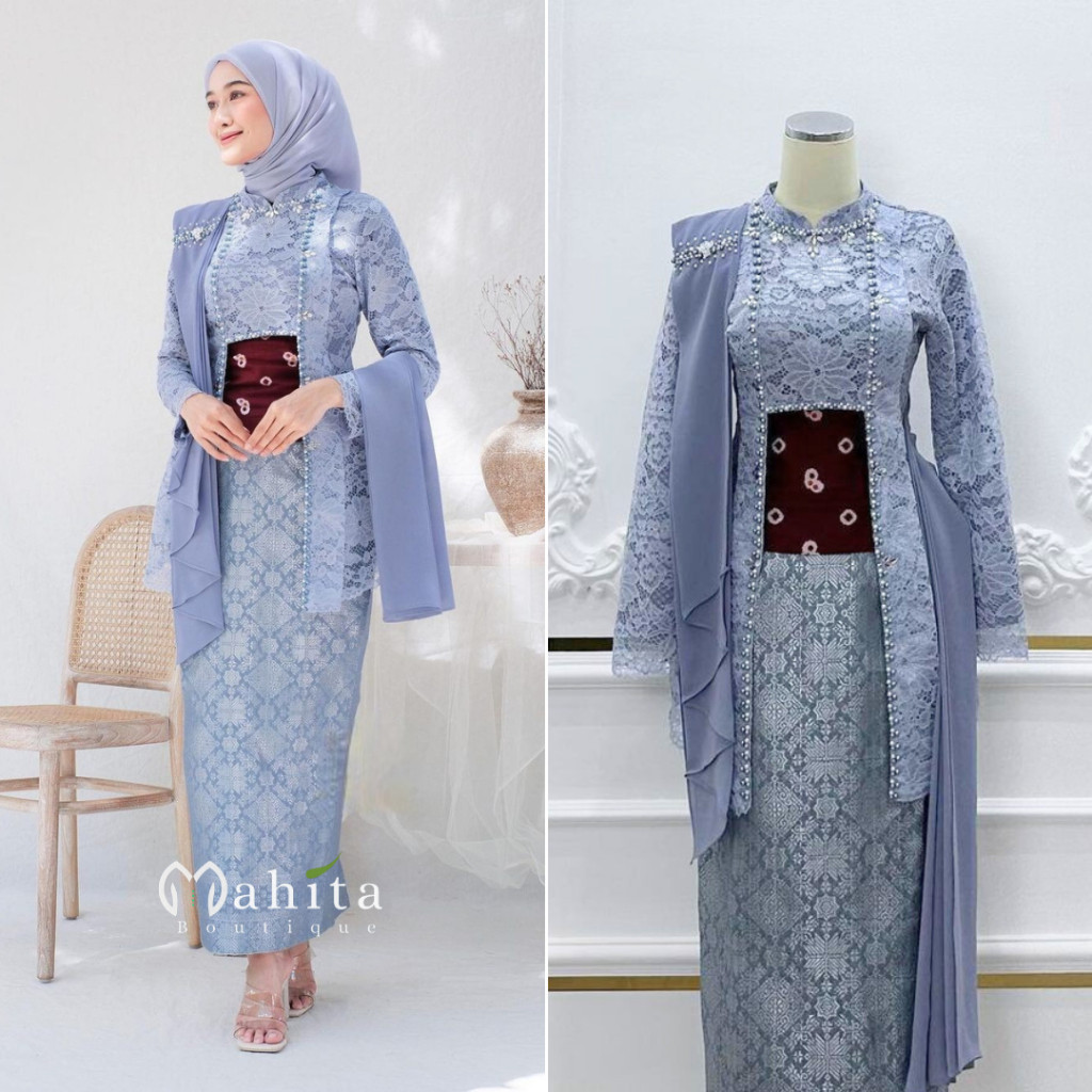 Jual Kebaya Kutu Baru Modern Kebaya Wisuda Lamaran Set Kutubaru Full Payet Tunangan Kondangan ...