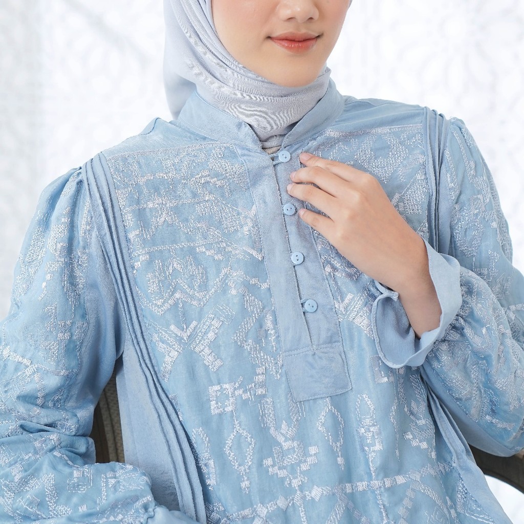 Jual Zara Embroidery Raya Dress | Shopee Indonesia
