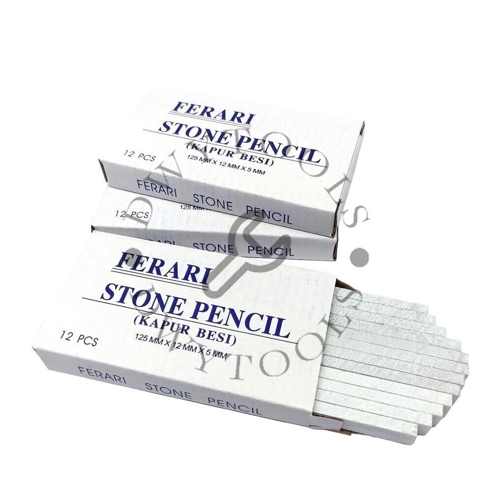 Jual Kapur Besi Ferrari Putih / Plate Stone Pencil / Pensil Tulis Besi / Kapur Tulis Tukang Las ...