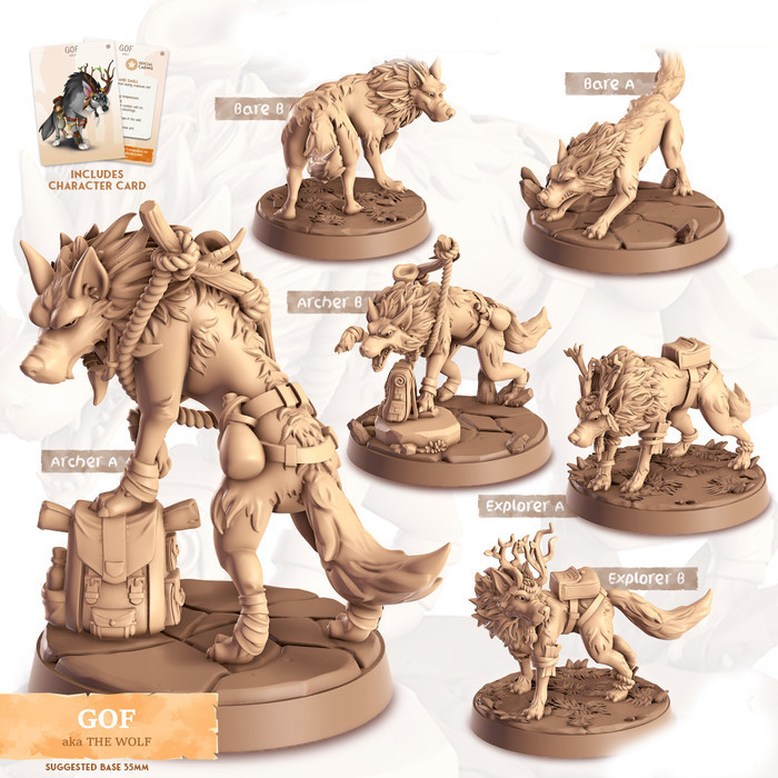 Jual CMC Dungeons & Dragons - Wolf Miniature | Shopee Indonesia