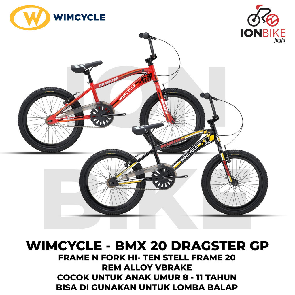 Jual Sepeda Bmx 20 Wimcycle Dragster GP Terbaru Anak Cowok Wim Cycle ...