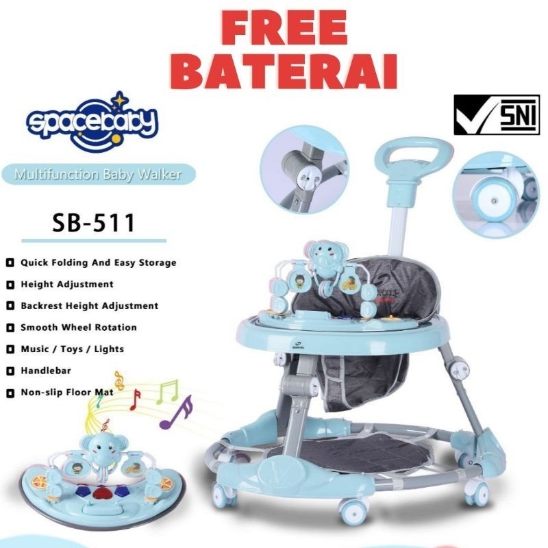 Jual (FREE KARDUS DAN BUBBLEWRAP)BABY WALKER/APOLLO/ALAT BELAJAR JALAN ...