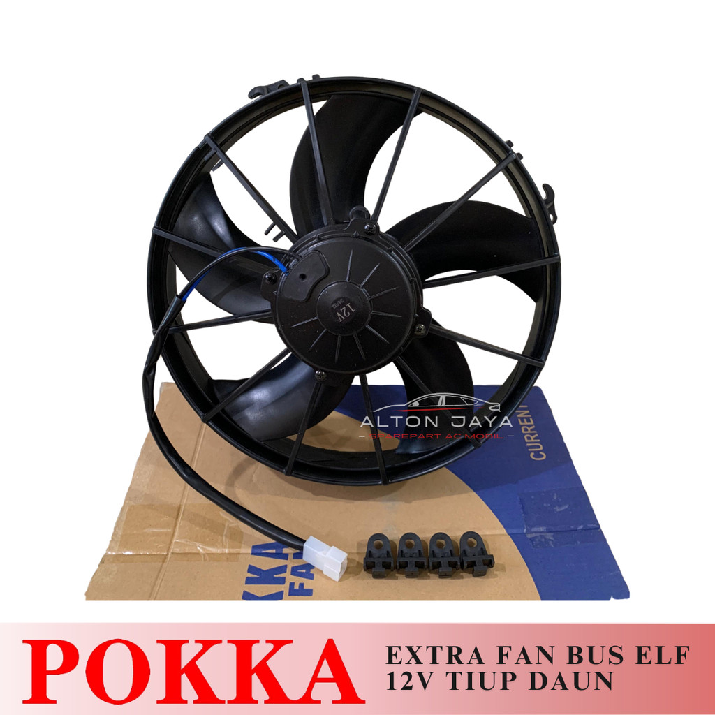 Jual EXTRA FAN EXTRAFAN AC MOBIL BUS ELF 12" INCH 12V 12 VOLT TIUP DORONG POKKA 2085A | Shopee ...