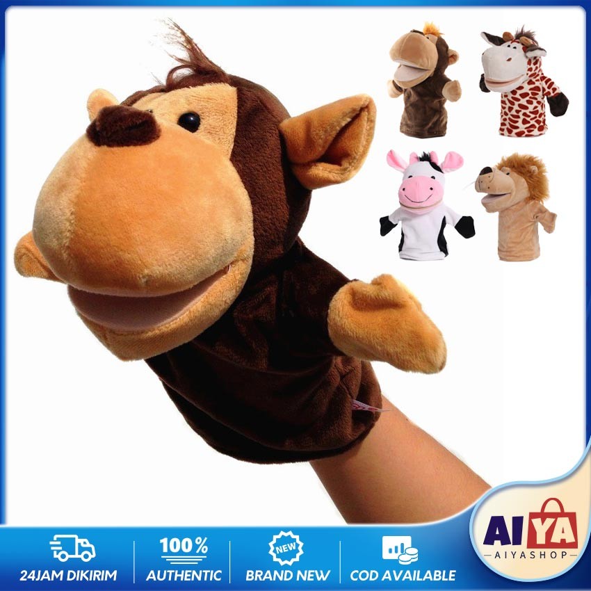 Jual Mainan Anak Hand Puppet Animal Boneka Tangan Hewan Karakter ...