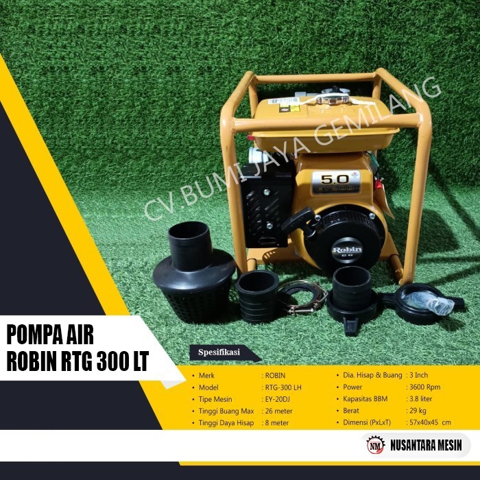 Jual POMPA AIR IRIGASI / WATER PUMP ROBIN RTG 300 LT | Shopee Indonesia