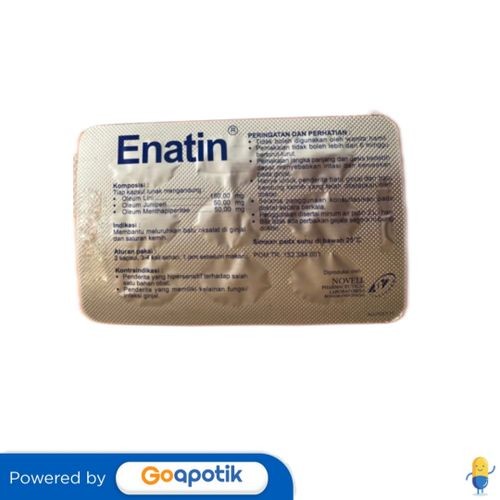 Jual Enatin Strip Isi 9 Kapsul | Shopee Indonesia
