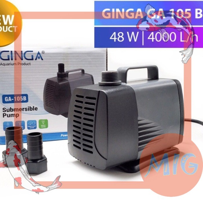 Jual GINGA GA 105B Pompa Air Celup Kolam Aquarium kolam ikan GA105B 105 ...