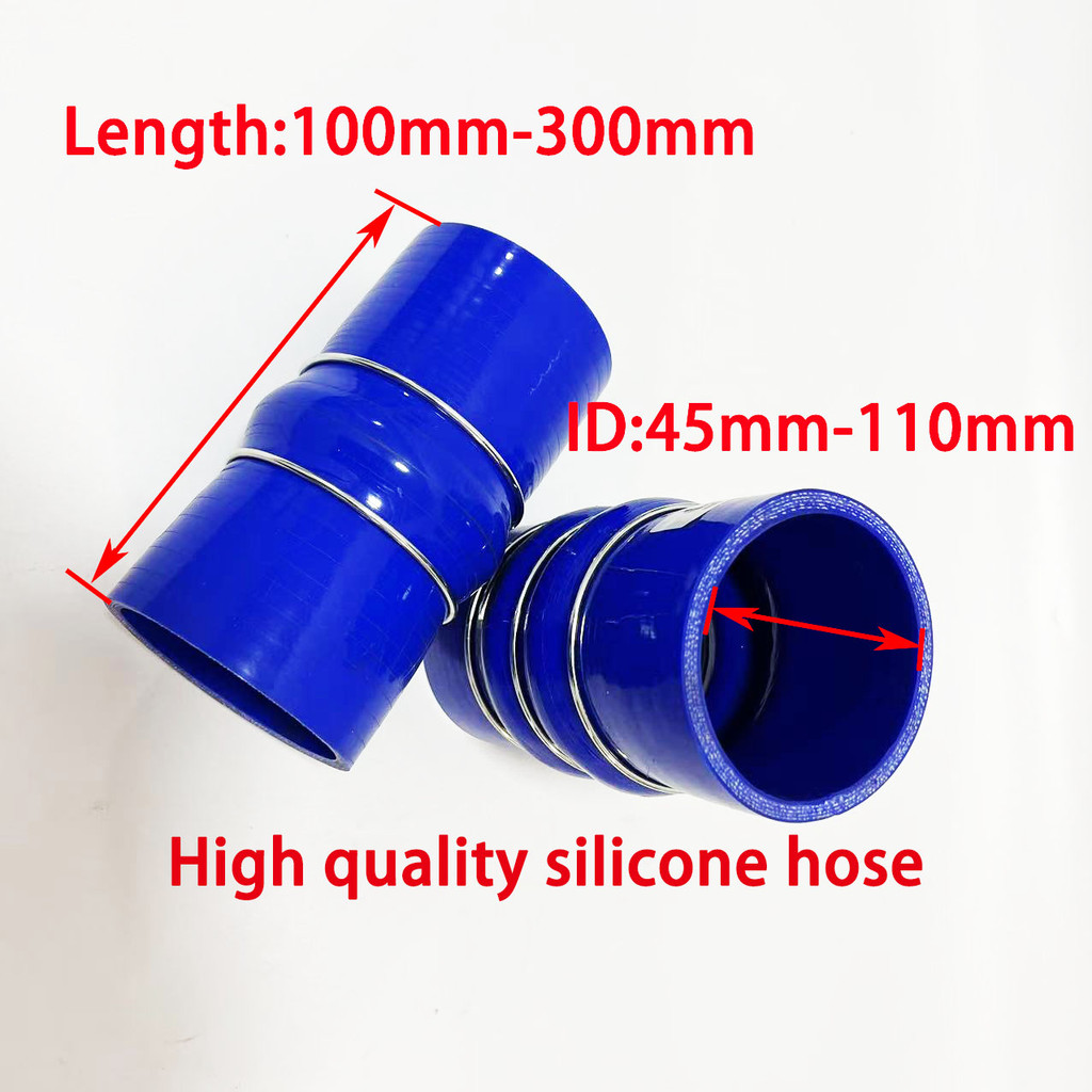 Jual ID45-110mm silicone hose, 3-layer reinforced straight silicone ...