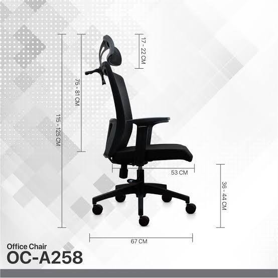 Jual Fantech OCA258 / OC-A258 Kursi Kantor Office Chair - OCA-258 ...