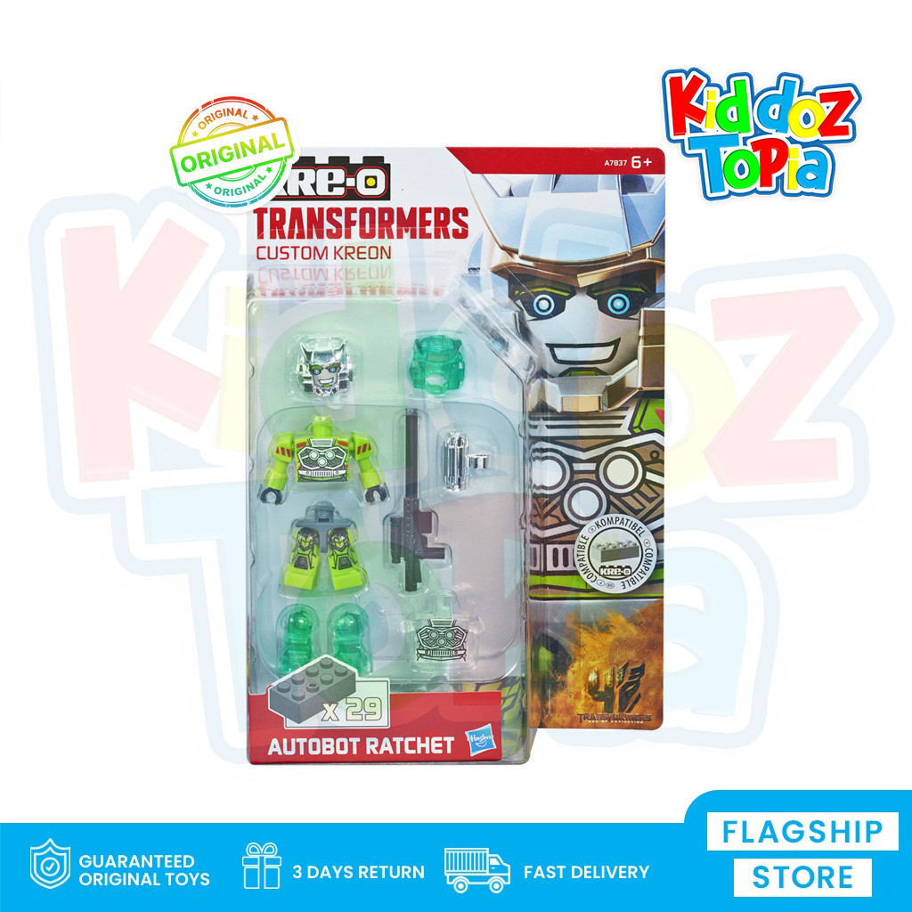 Jual Kre-O Transformers Custom Kreon AUTOBOT RATCHET Buildable Mini ...