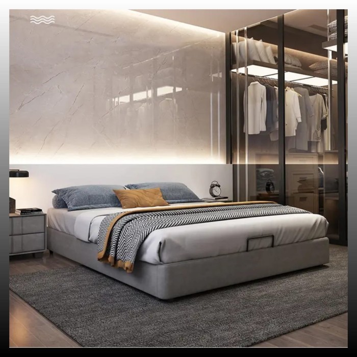 Jual Dipan divan knockdown tempat tidur 180x200 Re-born Tech - Normal ...