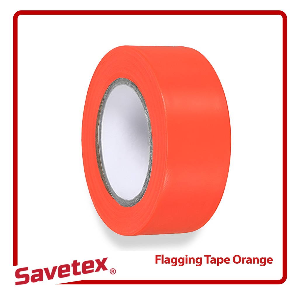 Jual Flagging Tape / Pita Survey Penanda Orange 2 cm x 30 m | Shopee Indonesia