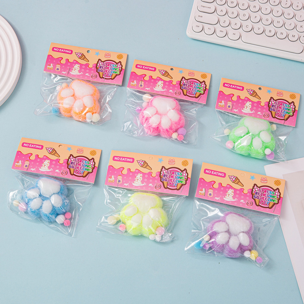 Jual Squishy Table Soft Jelly Feel Cat Paw Squishy Taba Squishy Kedi ...