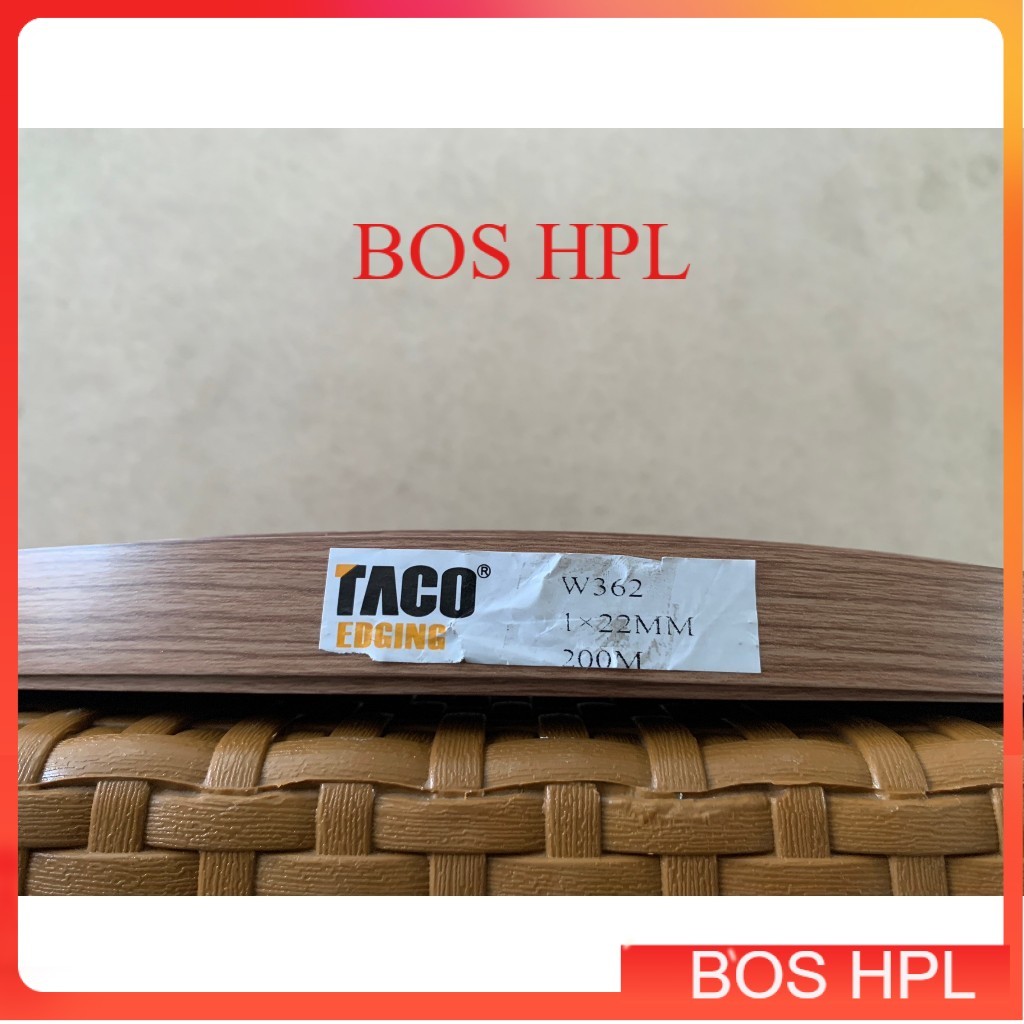 Jual Per 5 Meter Edging Taco W 362 1 x 22 Mm Woodgrain HPL TH 362 H 2 Cm | Shopee Indonesia