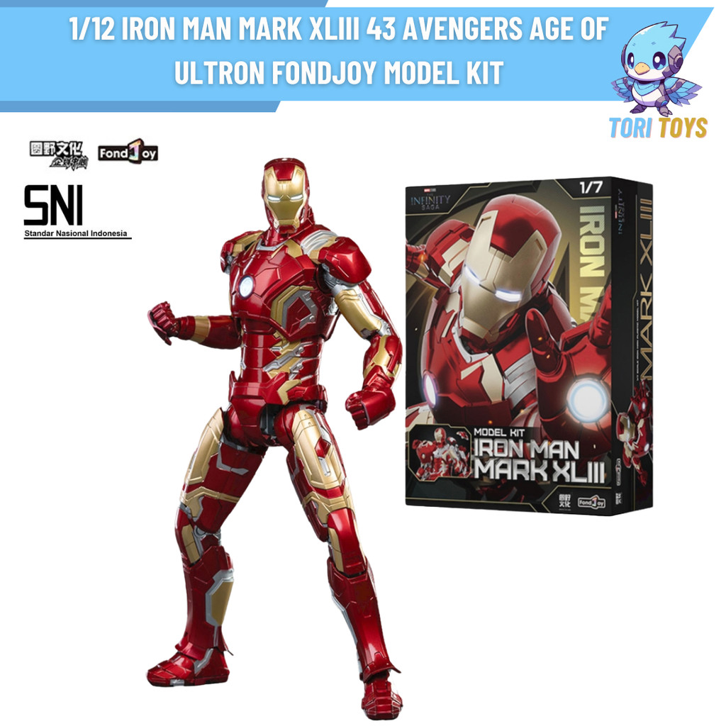 Jual 1/7 Iron Man Mark 43 MK XLIII Infinity Saga Avengers Age Of Ultron ...