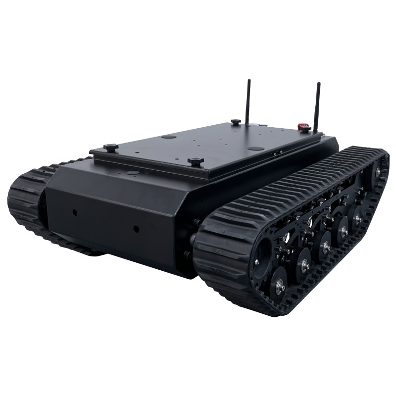 Jual 50kg Load TR500 Tank Car chassis 8cm Rubber Track Assembled Shock ...