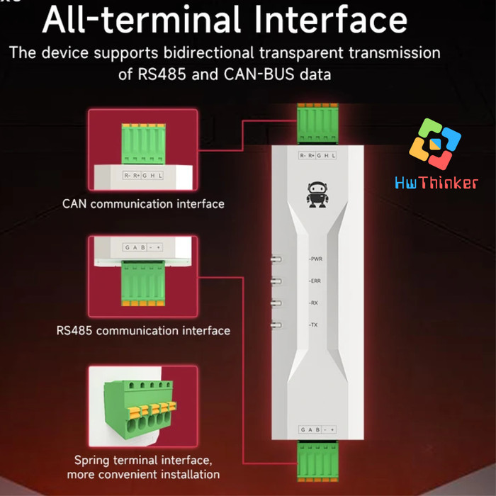Jual Ebyte Serial Protocol Converter CAN to RS485 Modbus ECAN-101 DIN Rail | Shopee Indonesia