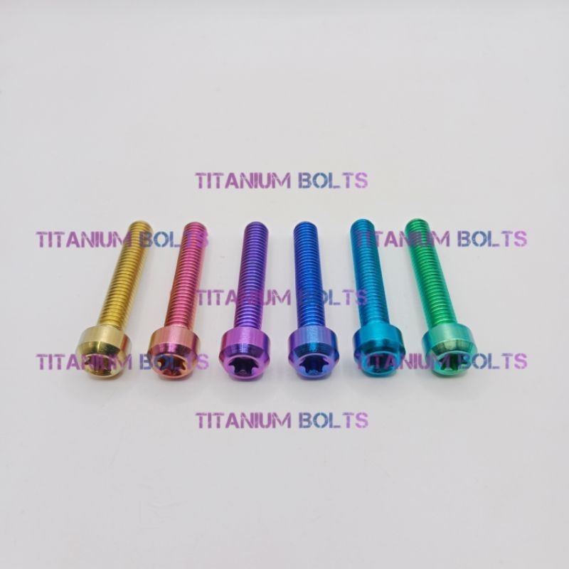 Jual Baut Titanium CVT M6x35 Titanium Bolt GR5 | Shopee Indonesia