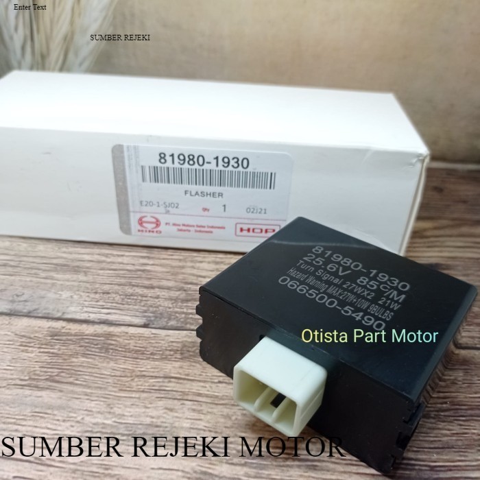 Jual FLASHER FLASER FLESER SEN SEIN HINO LOHAN TRUCK BUS 81980-1930 ORI ...