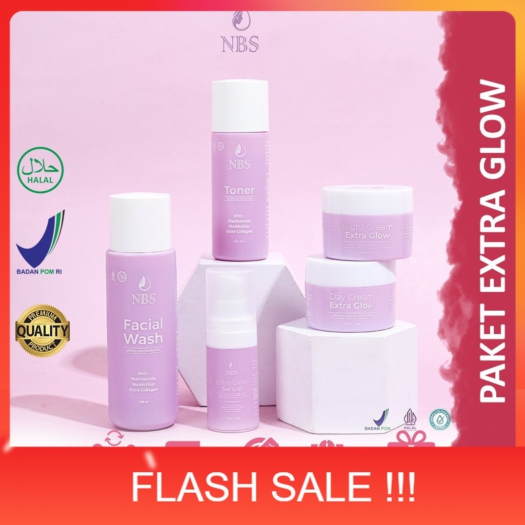 Jual PROMO Beauty Loca - New NBS Skincare Paket Extra Glow Plus Serum ...