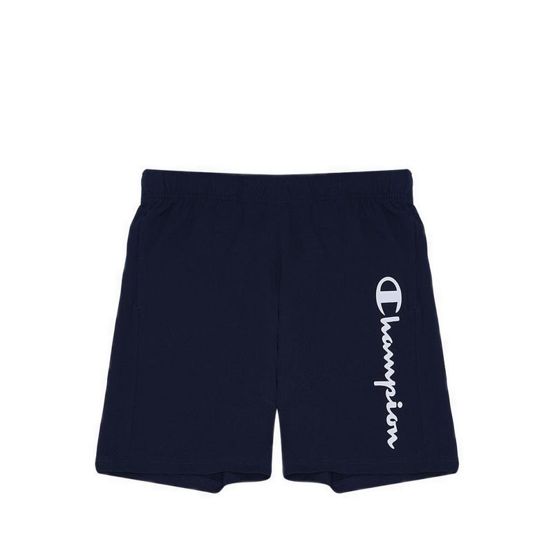 Jual Champion Vertical Script Logo Men's Shorts - Black | Shopee Indonesia