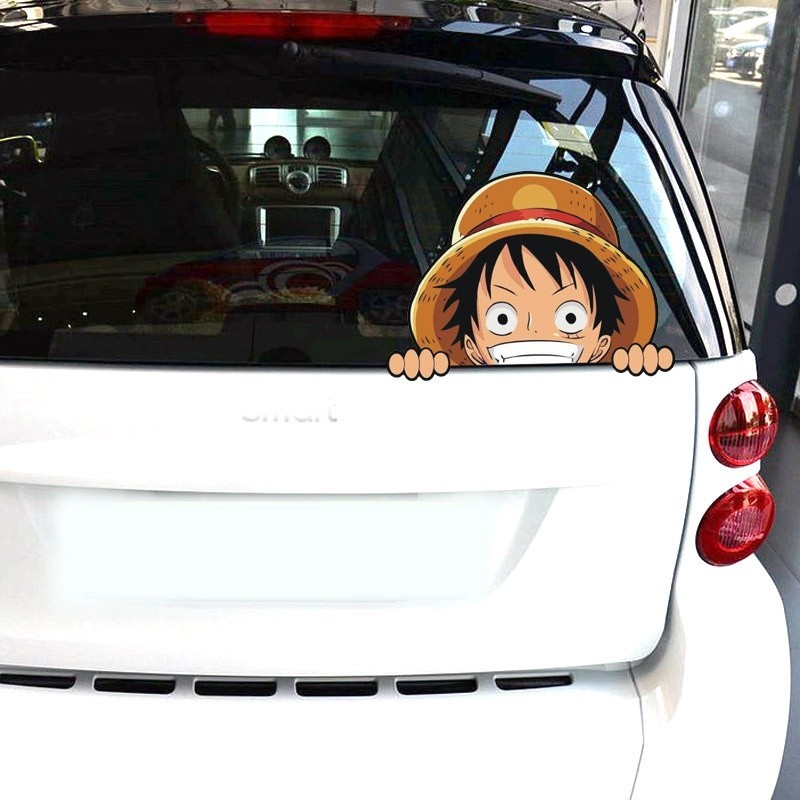 Jual One Piece!! Reflective Luffy Chopper Waterproof Car Stickers ...