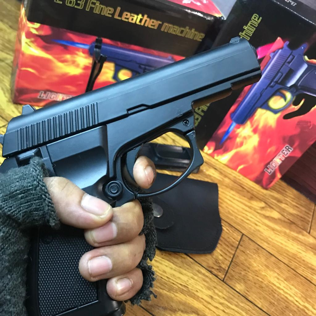 Jual cso korek api model pistol z83 full besi warna hitam ukuran jumbo ...