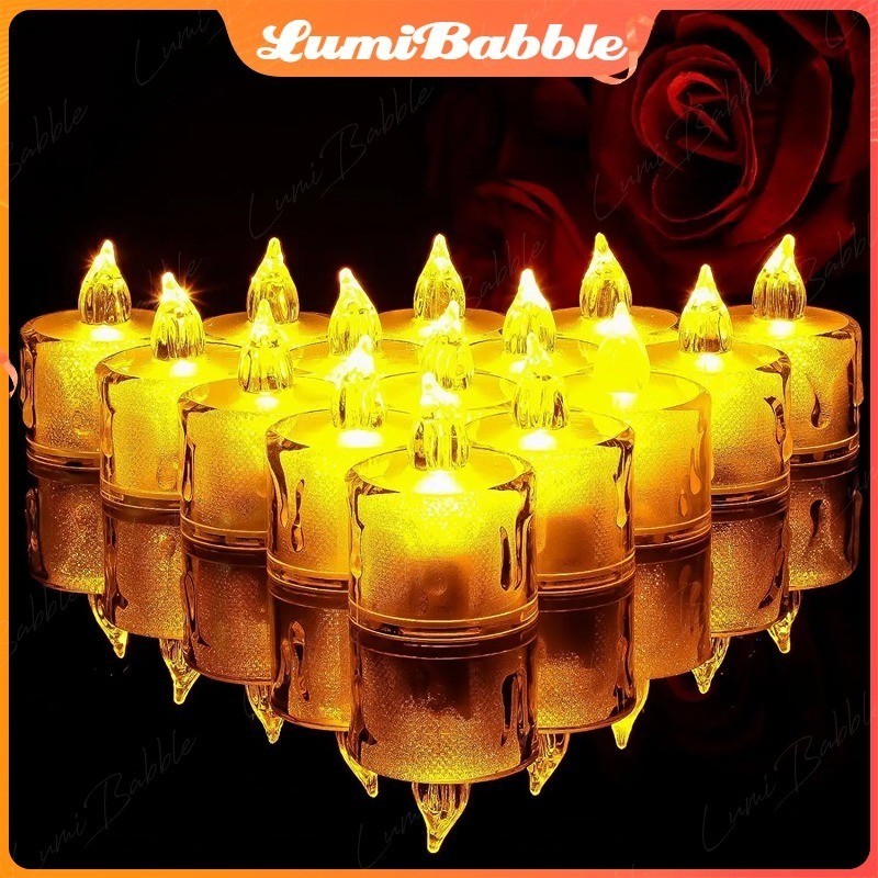 Jual Lampu Lilin LED Tanpa Api Lampu Lilin Yang Dioperasikan Dengan ...