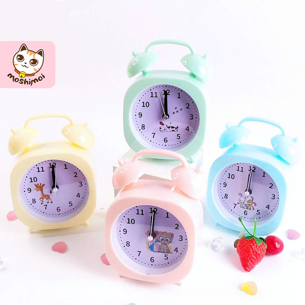 Jual Jam Alarm Klasik / Jam Weker Klasik / Jam Meja Estetik PL Kotak ...