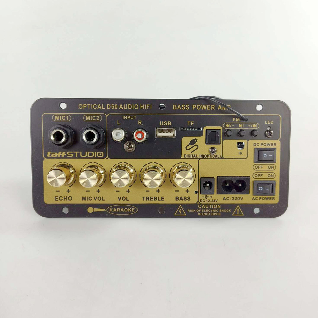 Jual TaffSTUDIO Papan Audio Amplifier Karaoke Bluetooth with Optical ...