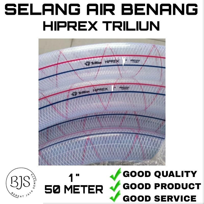 Jual Selang Air Benang Hiprex Trilliun Harga Per Roll ( Anti Tekuk ) - 1" ( 50m ) | Shopee Indonesia