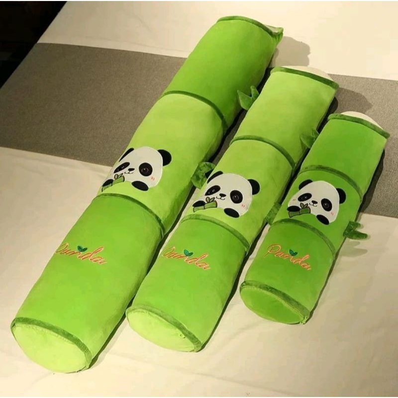Jual Bantal Guling Panda Bambu Tabung plush toys Hadiah ulang tahun ...