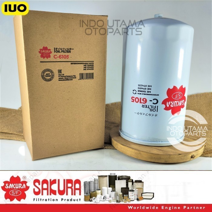 Jual Filter Oli Fuso Fighter FN62 16D16T FK415 Saringan Oli SAKURA C ...