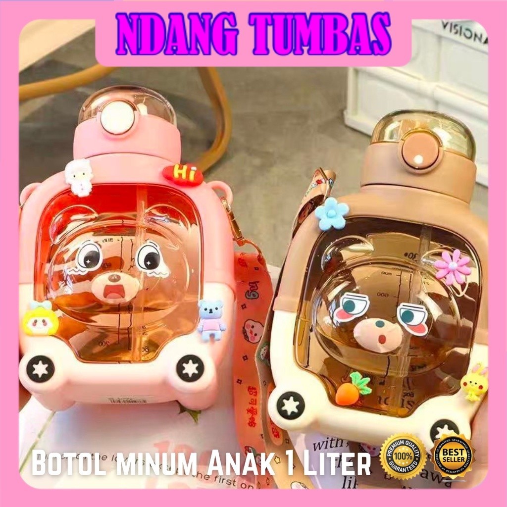 Jual Botol Minum Anak Karakter Emoji Korea Lucu Stiker 3D 2D Kapasitas ...