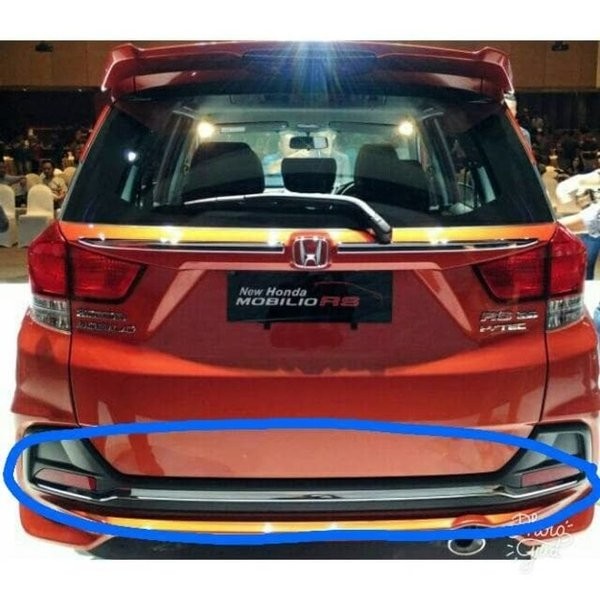 Jual List atau Spoiler Chrome Vernekel Bumper Bemper Belakang Mobilio ...