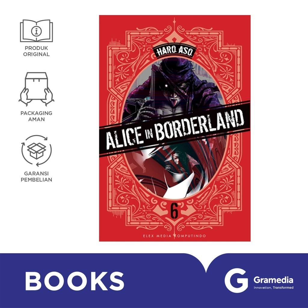 Jual Komik Alice in Borderland Vol. 06 (HARO ASO) | Shopee Indonesia