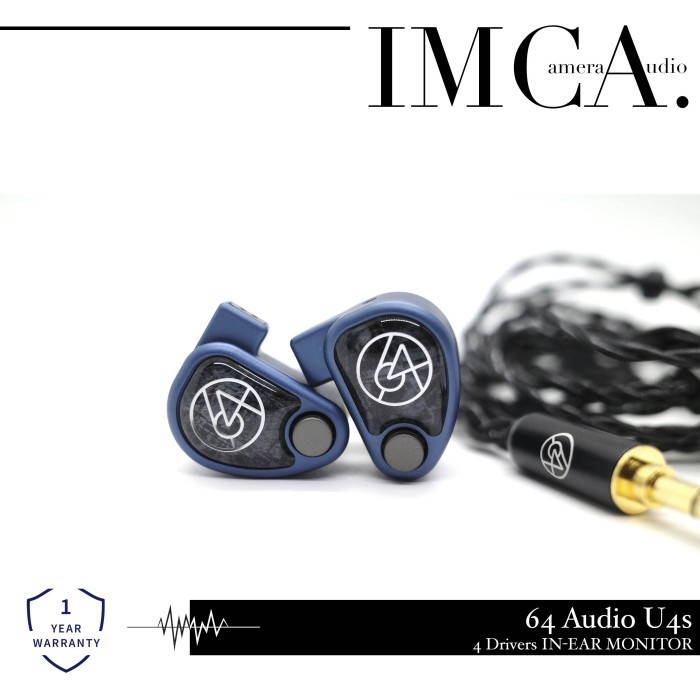 Jual 64 Audio U4s / 64Audio U4s 4 Drivers IEM Earphone In Ear Monitor ...