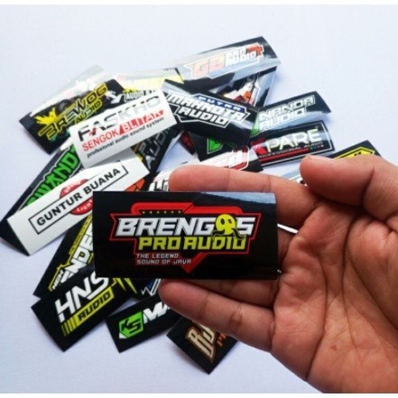 Jual SALE Stiker Sound System - Isi 25 - Brewog Brengos k5 maximal HRJ ...