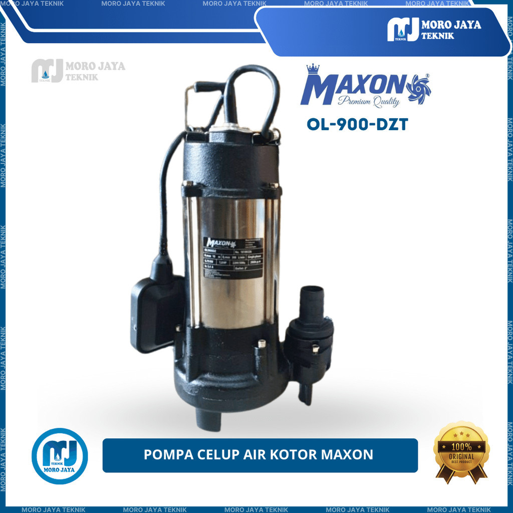 Jual Pompa Celup Air Kotor Maxon OL900DZ With Cutting 220V | Shopee ...