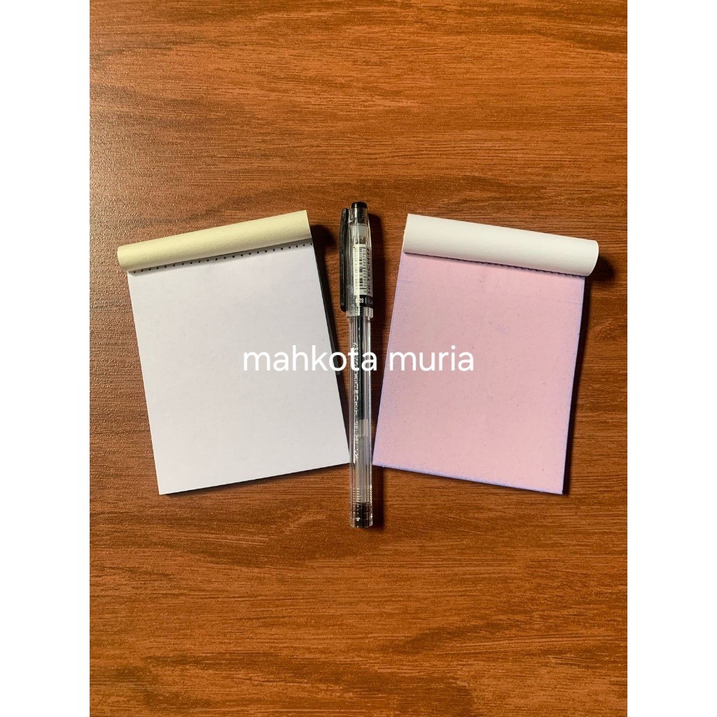 Jual NOTA KOSONGAN POLOS NCR 2 PLY 1/8 FOLIO UKURAN 8 CM X 10 CM ...